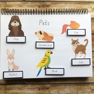 Digital Animals Busy Book, Preschool Folder, Homeschooling, Homeschool ...