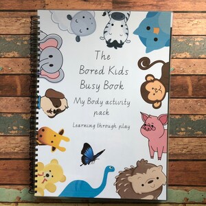 My Body Busy Book, Preschool Busy Book, Homeschool Resources, Preschool ...