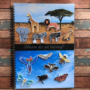 Printable Animal Busy Book, Activity Folder, Activity Book, Educational ...