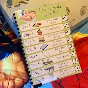 Cleaning Checklist With Pictures, Adhd Cleaning Checklist, Autism ...