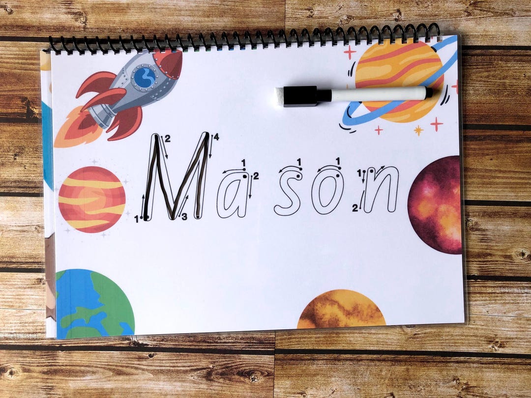 Personalised Name Tracing and Writing Practice, Printable Alphabet ...