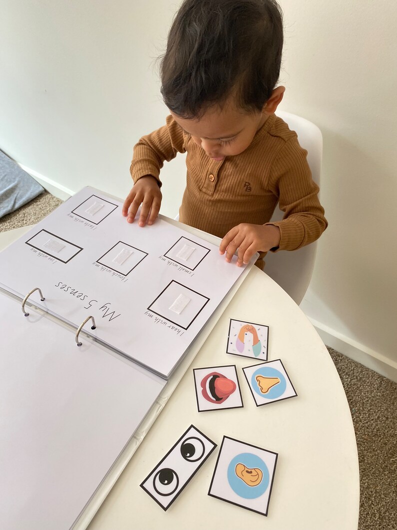 My Body Busy Book Preschool Busy Book Homeschool Resources - Etsy