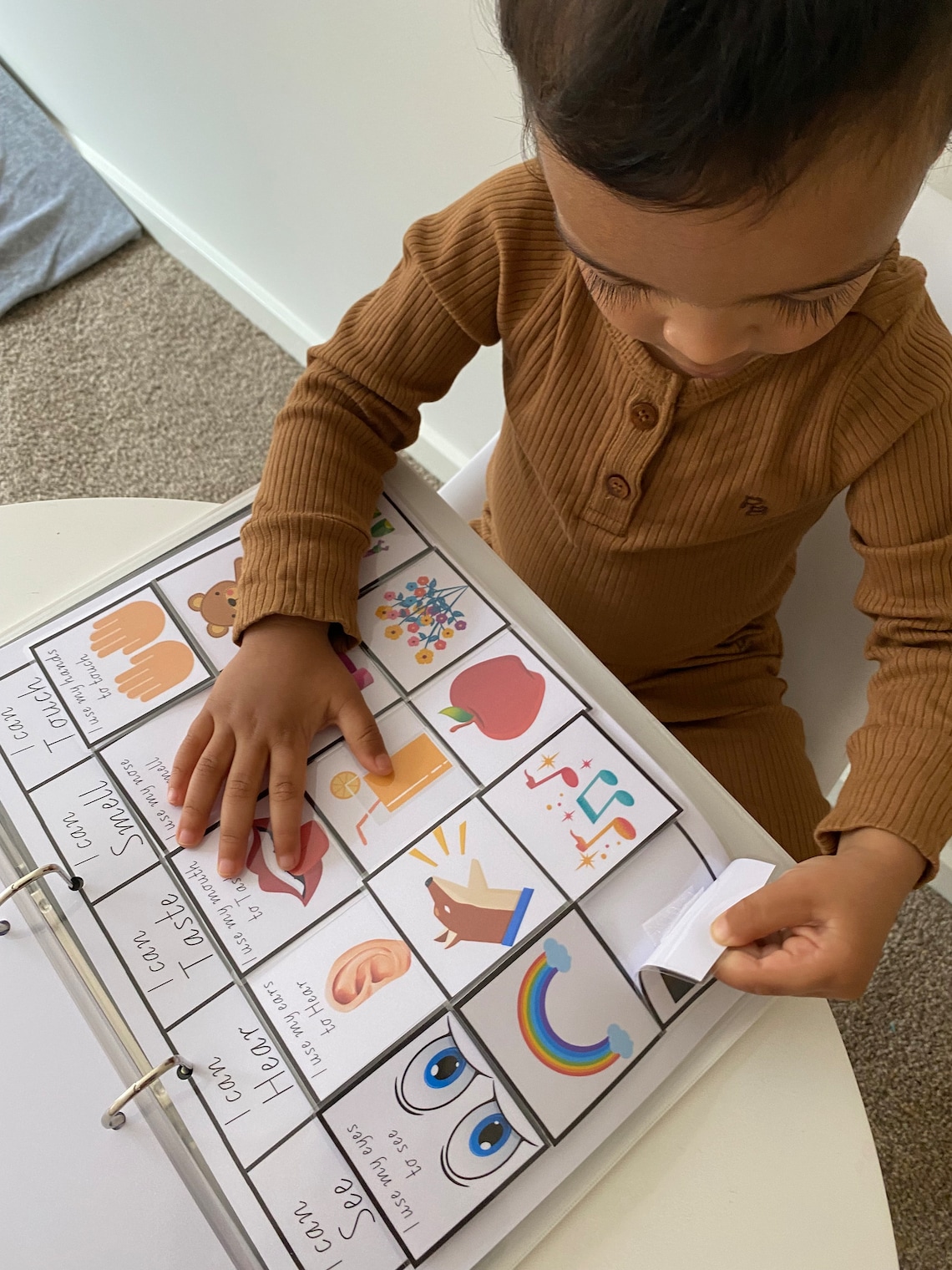 My Body Busy Book Printable for Toddler Printable for Kids - Etsy