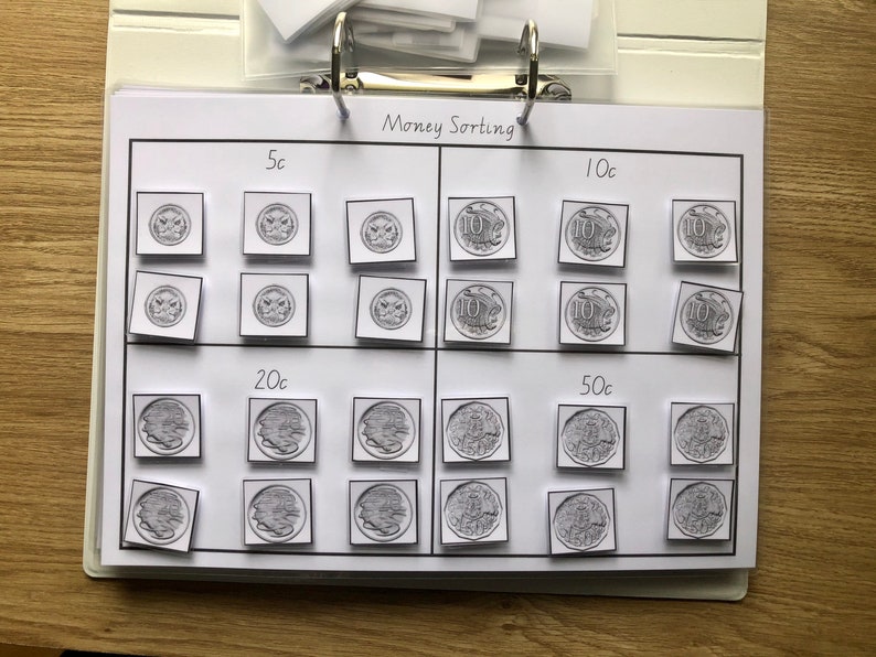 Australian Money Busy Book Printable, Coins & Notes Counting Activities ...