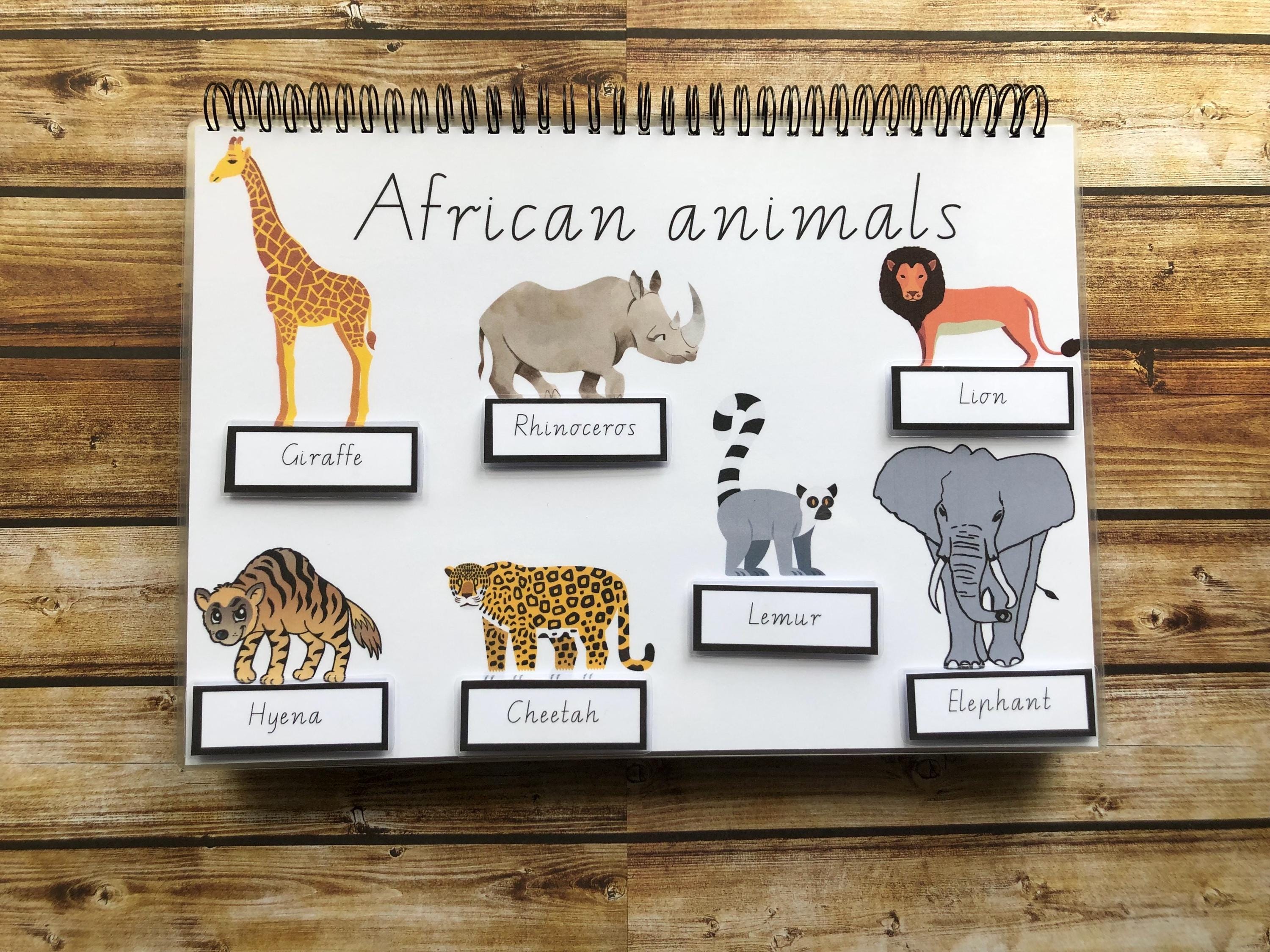 Digital Animals Busy Book, Preschool Folder, Homeschooling, Homeschool ...