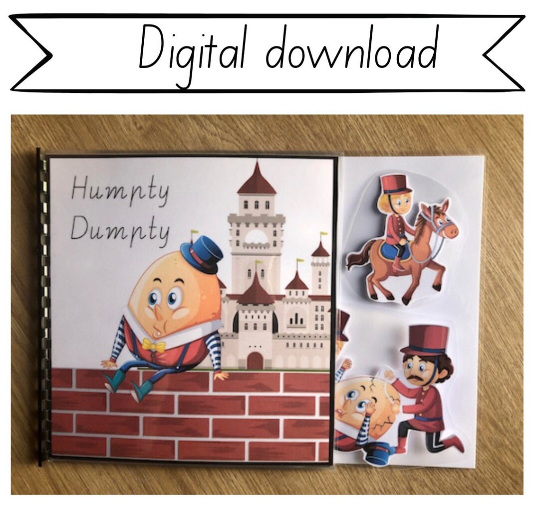 Interactive Book, Adapted Nursery Rhyme Book, Quiet Book for ...