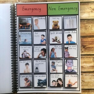 Printable Interactive Emergency Services Busy Book, Activity Folder for ...