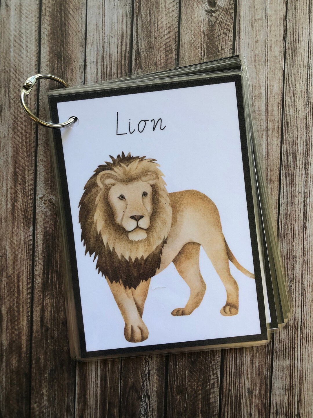 African Animal Flash Cards: Wildlife Education, Fun Facts Cards - Etsy