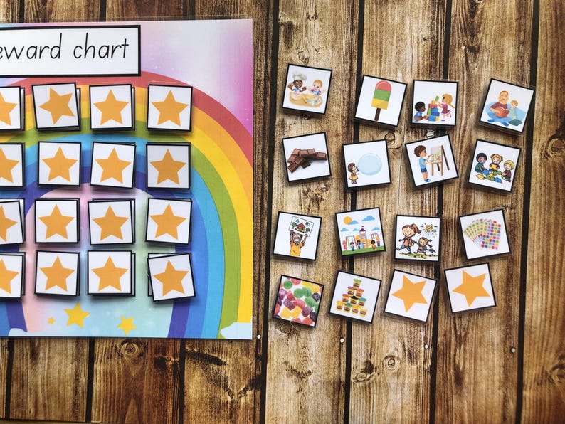 Personalised Ready to Use Reward Chart for Kids, Visual Aid for Kids ...