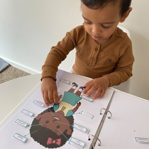 My Body Busy Book Preschool Busy Book Homeschool Resources - Etsy