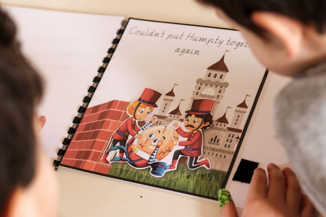 Interactive Book, Adapted Nursery Rhyme Book, Quiet Book for ...