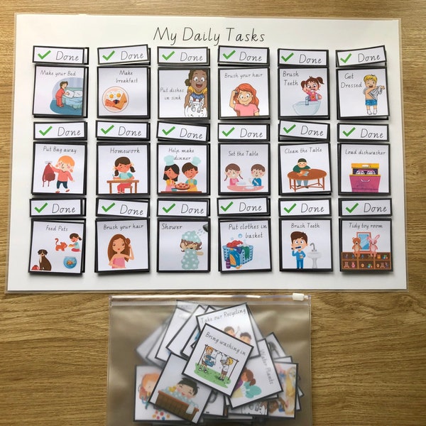 Routines Chart for Adults - Etsy Australia