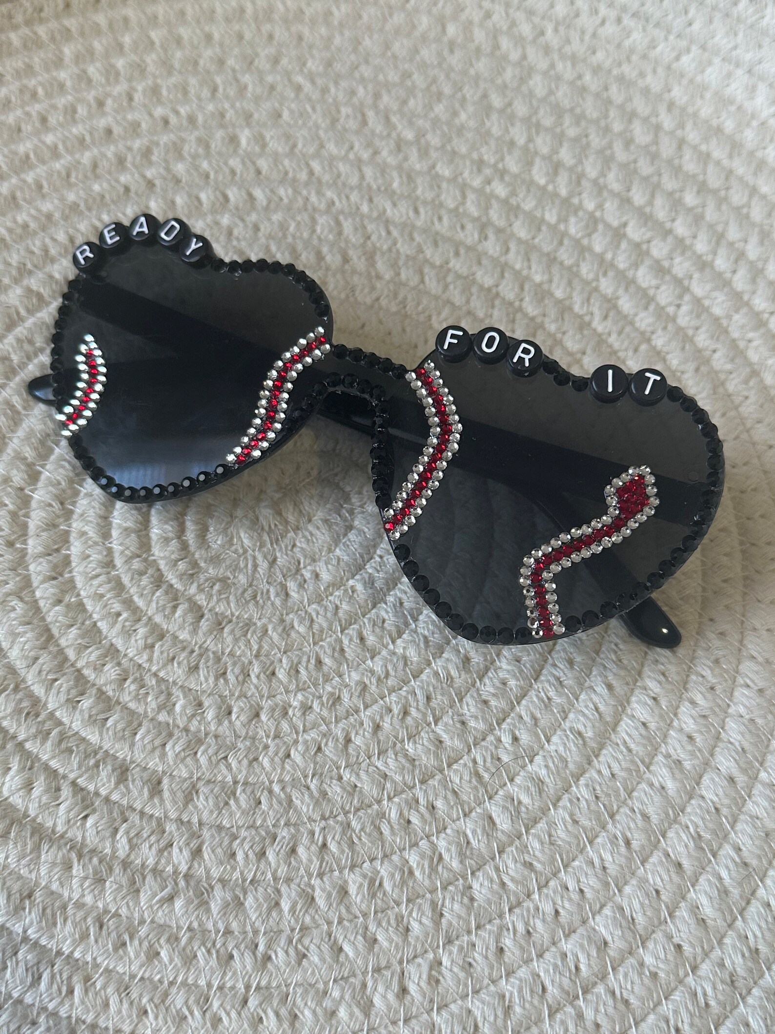 Rhinestone Red Snake Glasses - Etsy