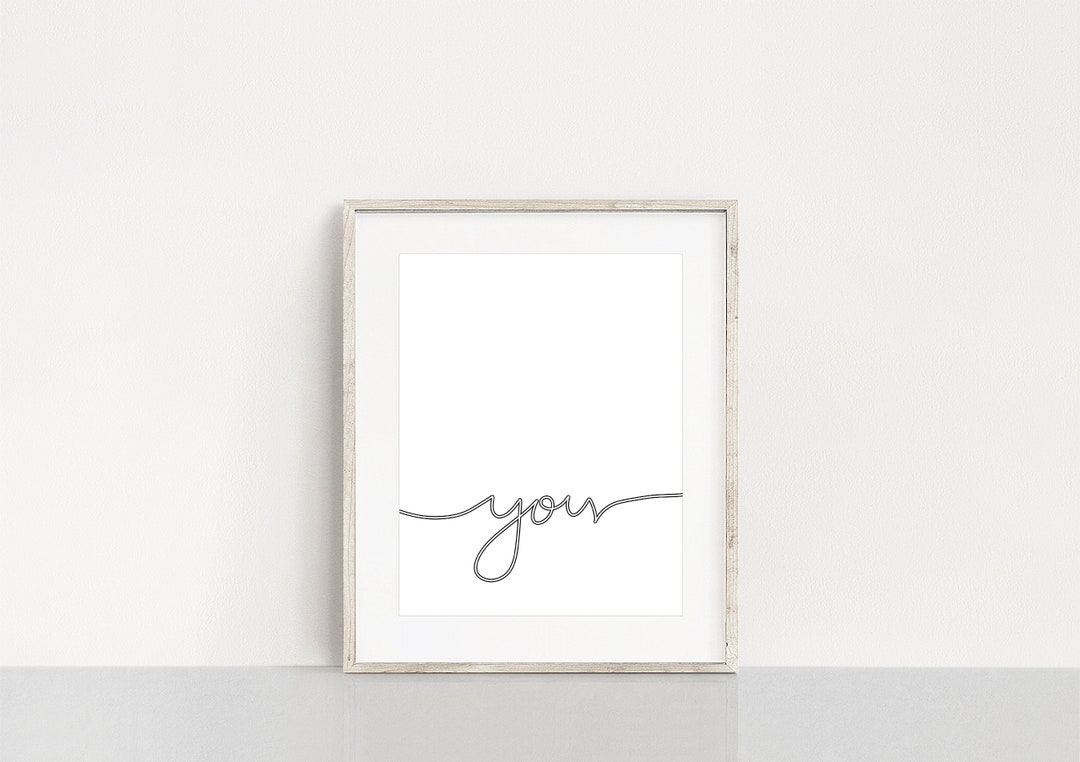 Handwritten Calligraphy Font, Minimal Ink Marker Text Digital Printable ...