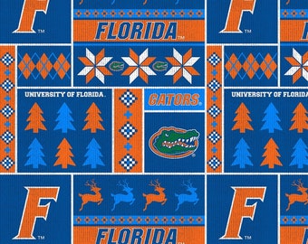 Florida Gator Fleece Fabric - Etsy
