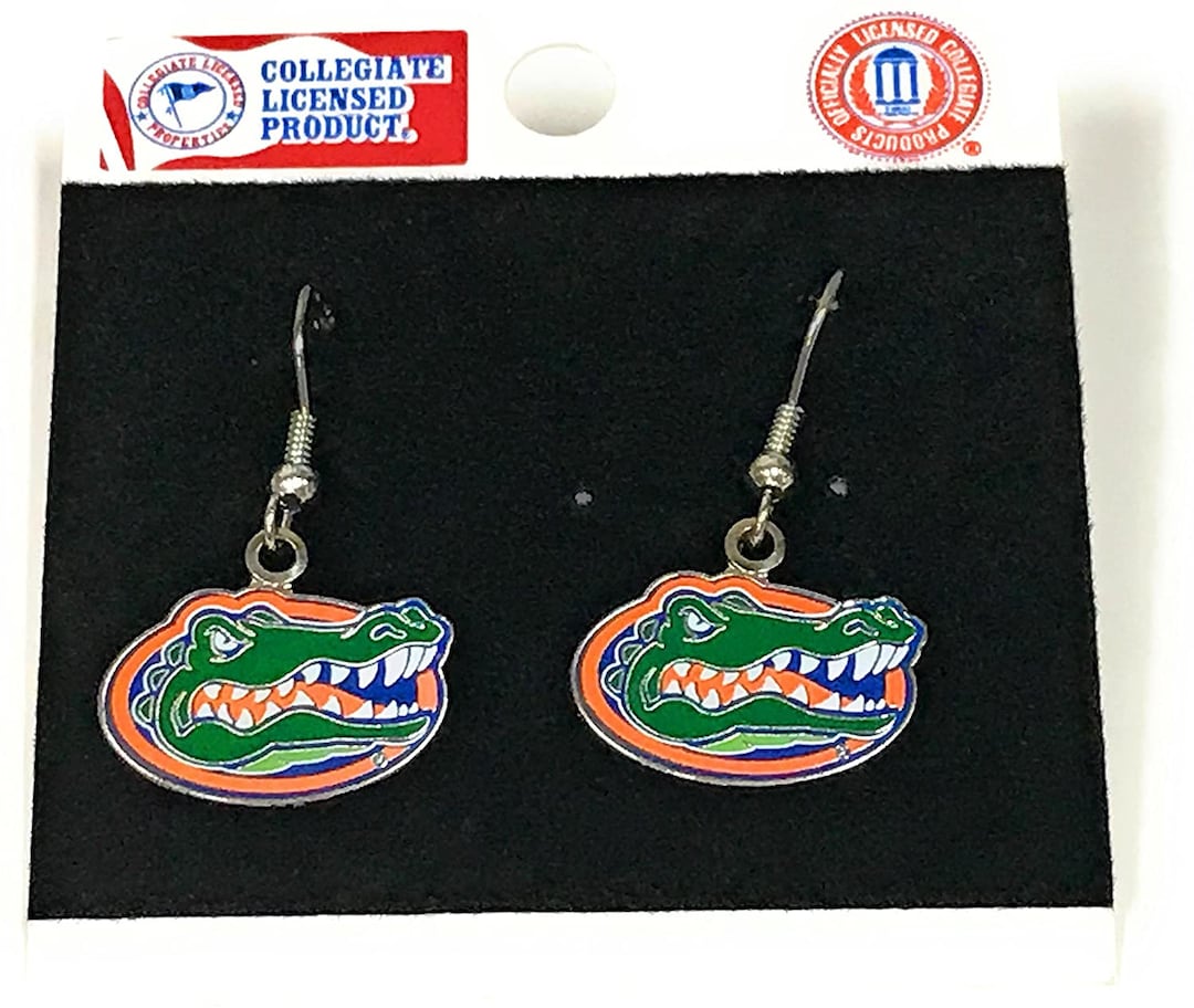 Florida Gators Head Logo Dangle Earrings - Etsy