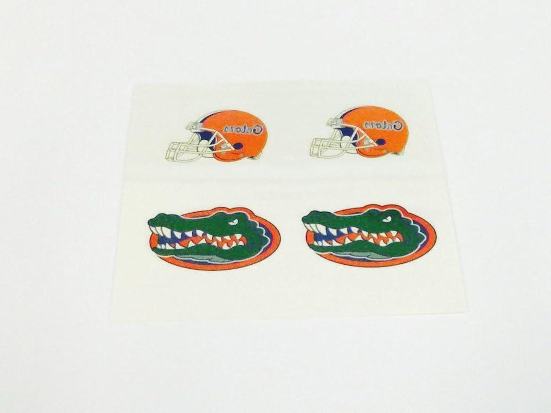 Florida Gators Helmet / Head Logo Temporary Tattoos - Etsy