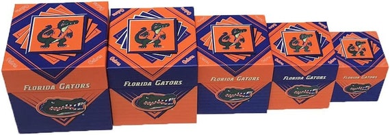 Florida Gators 5 Nested Square Boxes - Etsy