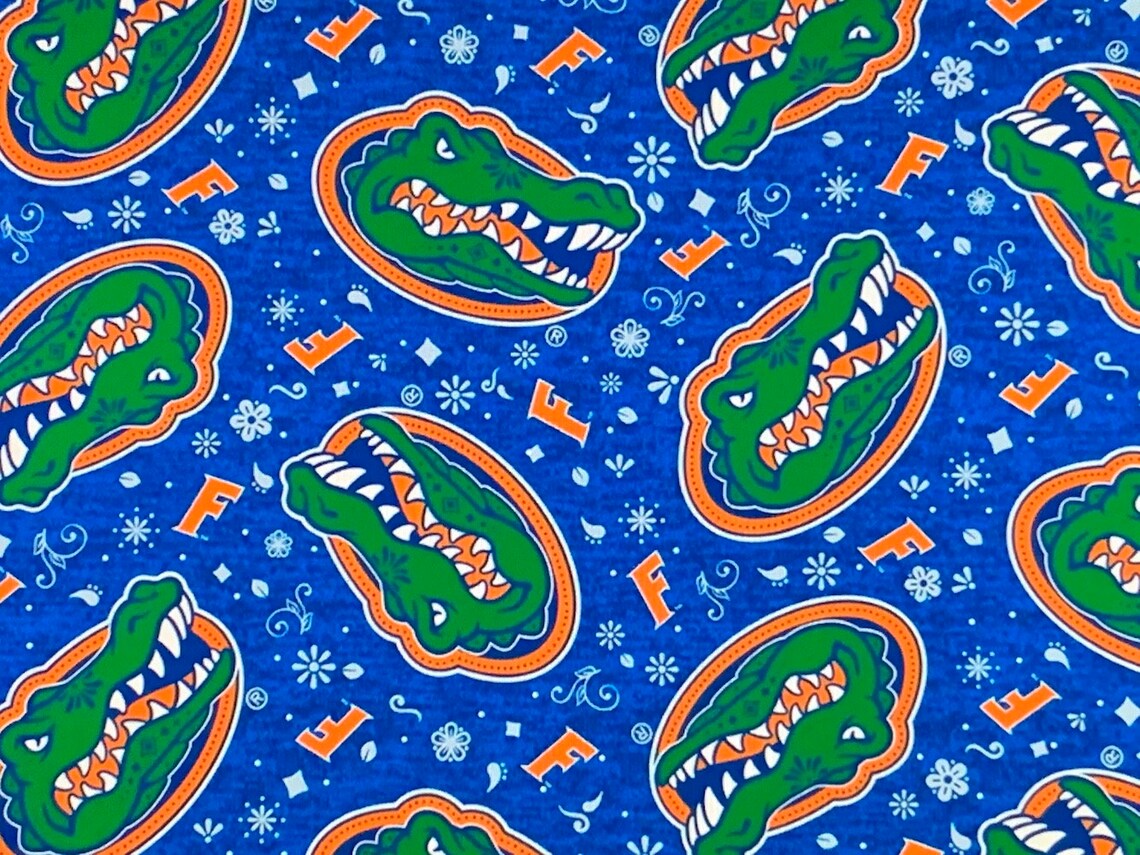 Florida Gators 100% Cotton Fabric Sugar - Etsy