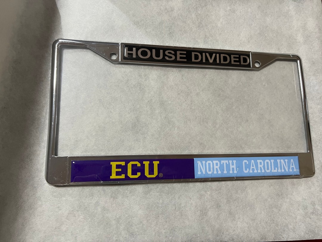 Florida Gators House Divided License Plate Frame ECU - Etsy