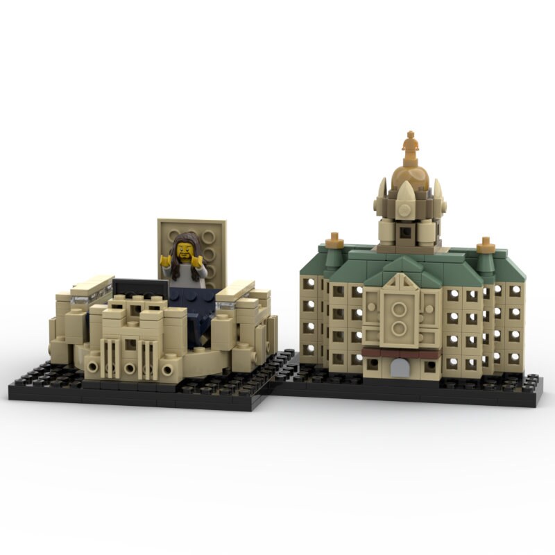 University of Notre Dame LEGO Skyline / College Gifts / Grad | Etsy