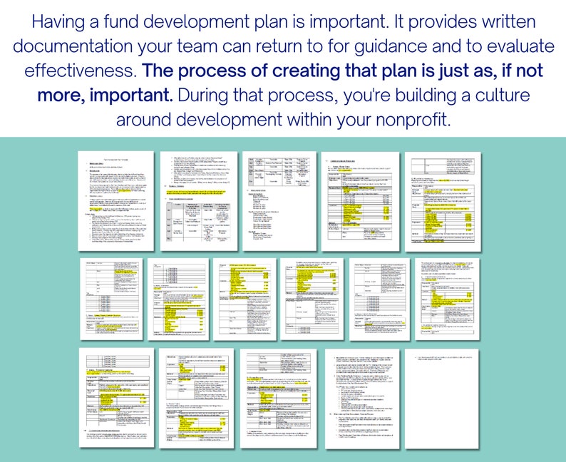 Nonprofit Fundraising Plan Template: Annual Development Guide (PDF ...