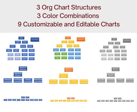 Nonprofit Organizational Chart 17 Examples Of Organizational Charts: A