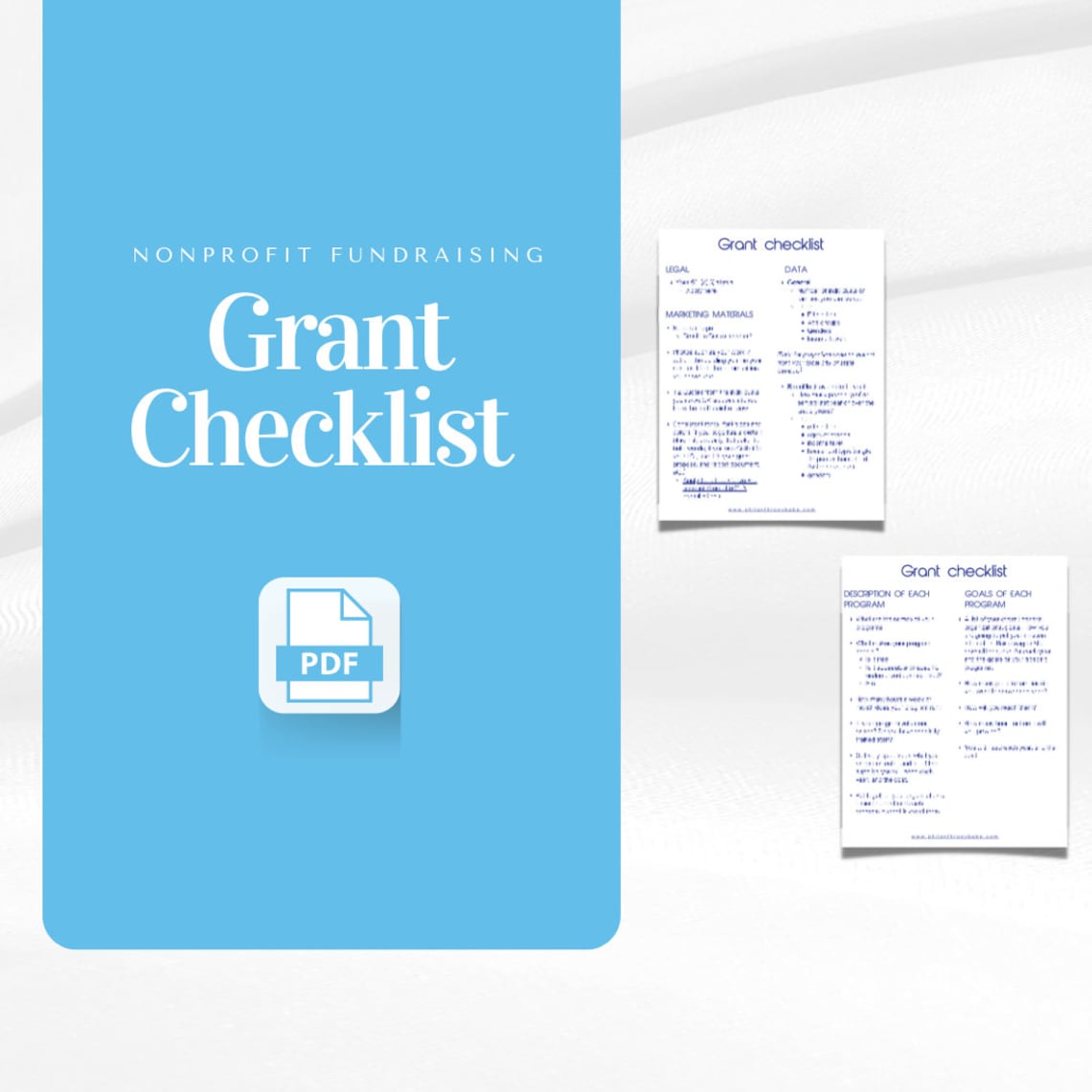 Grant Checklist | Grant Management | Nonprofit Grant Proposal Checklist ...
