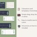 Donation Response Card Three Styles Editable and Customizable in Canva ...