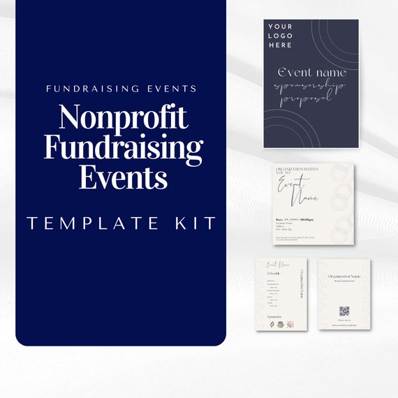 The Essentials Nonprofit Fundraising Event Template Bundle - Etsy