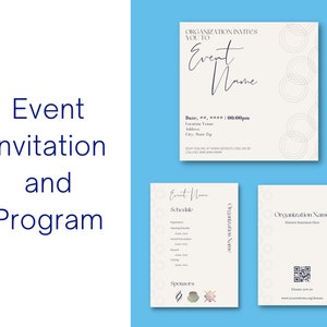 The Essentials | Nonprofit Fundraising Event Template Bundle - Etsy