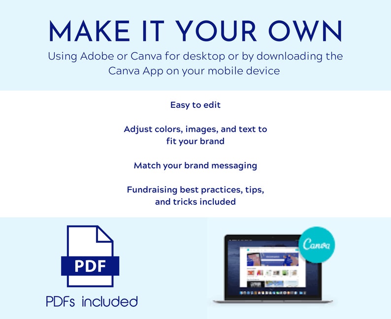 Donation Response Card | Three Styles | Editable and Customizable in ...