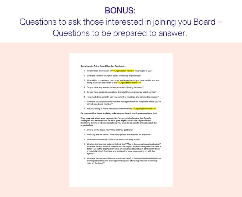 Nonprofit Board Member Application Application to Join the Board of ...