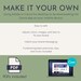 Donation Response Card Three Styles Editable and Customizable in Canva ...