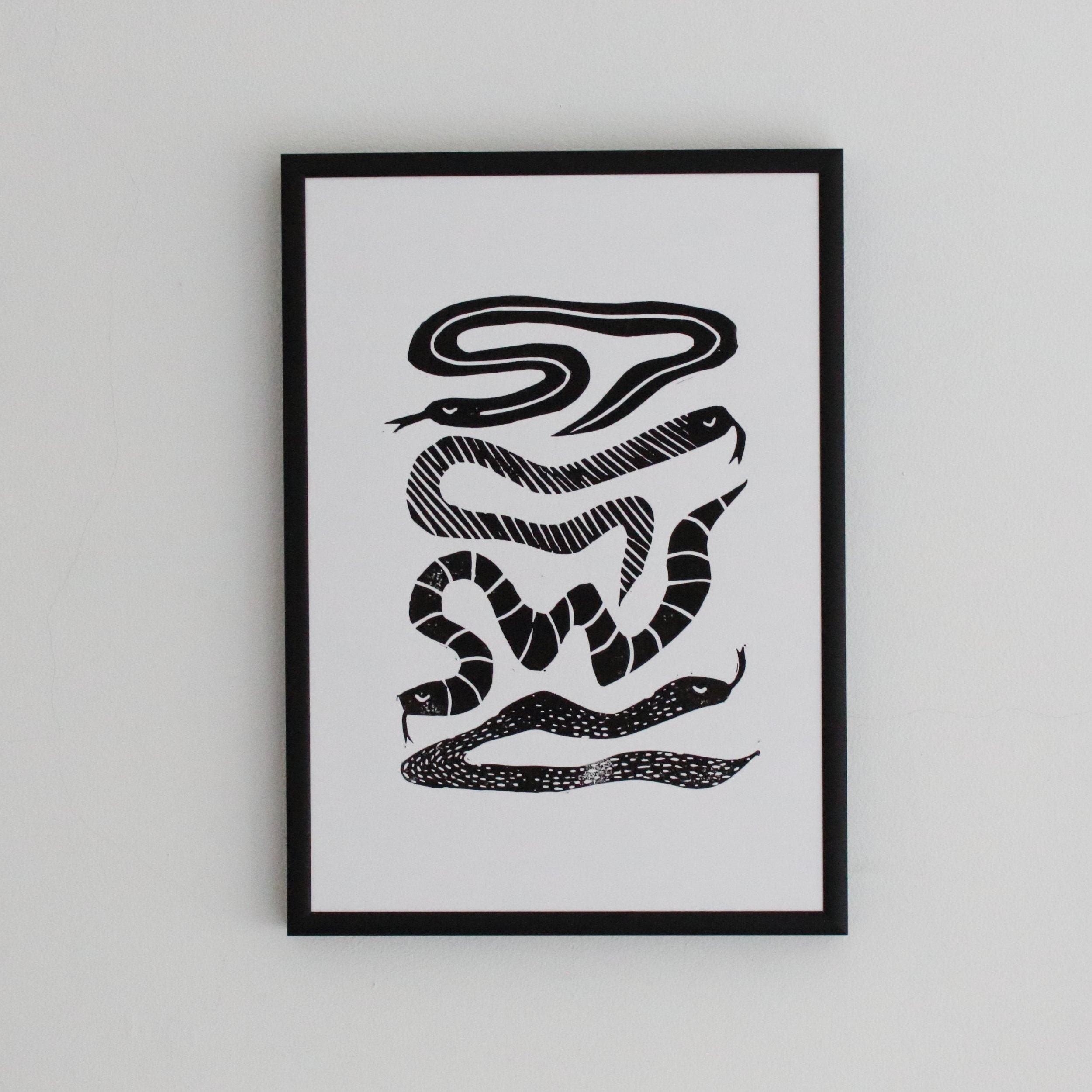 Snake A4 print Digital Prints Art & Collectibles Prints etna.com.pe