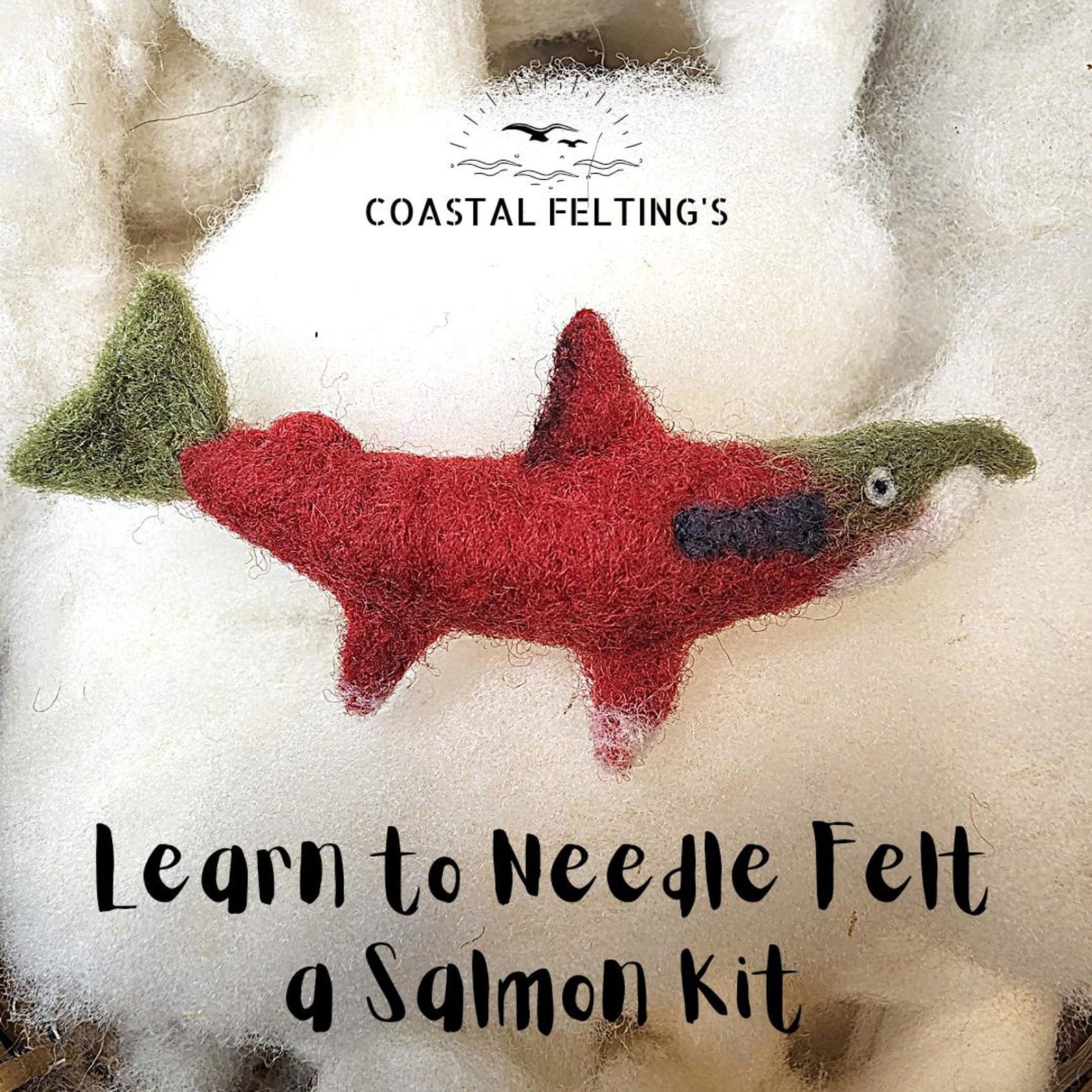 Learn to Needle Felt Salmon Tutorial, PDF File, Download Digital File ...