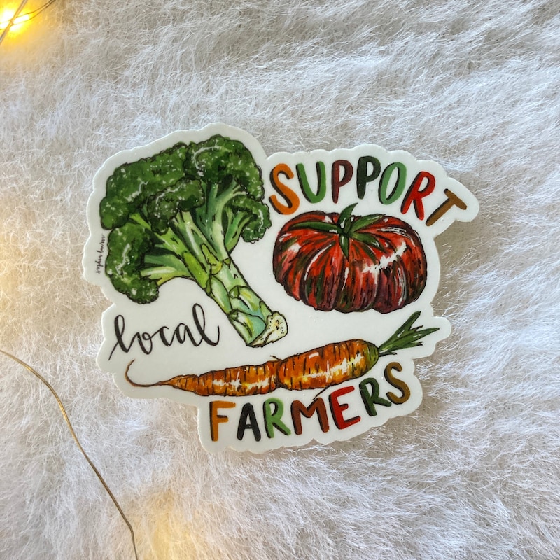Farmer Sticker - Etsy