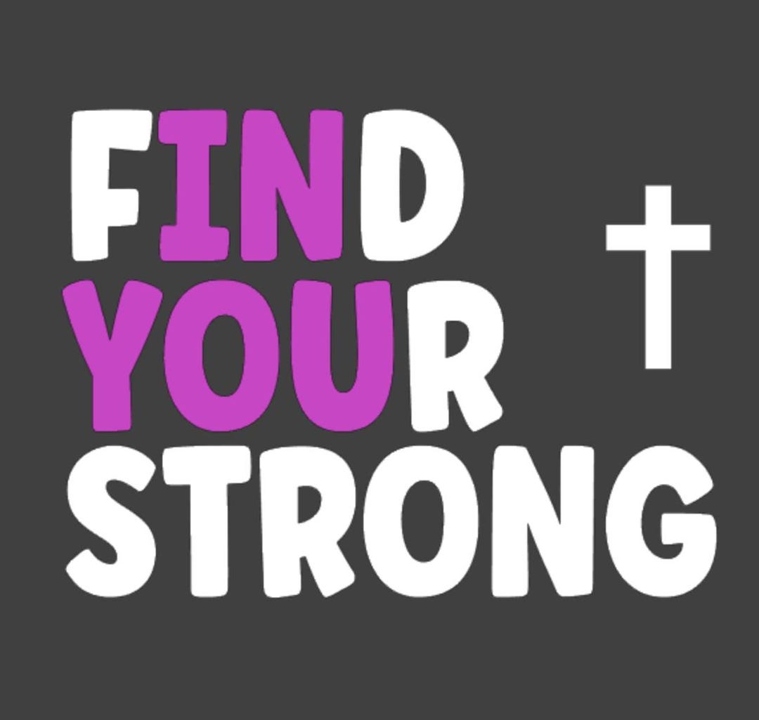 Find Your Strong PNG Black and White Version - Etsy