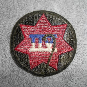 7th Corps VII Corps U.S. Army Shoulder Patch Insignia Desert Storm WW2 ...