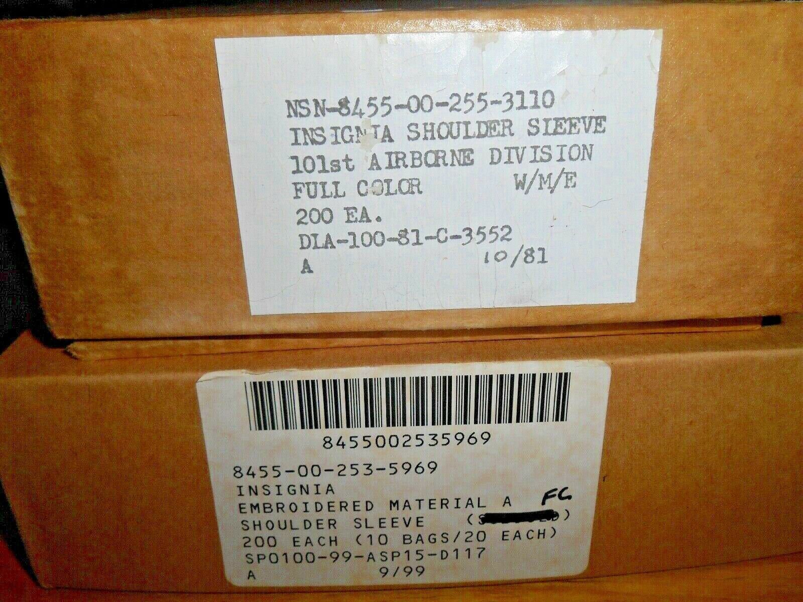 USGI U.S. Army 101st Airborne Division Patch & Tab Unissued - Etsy