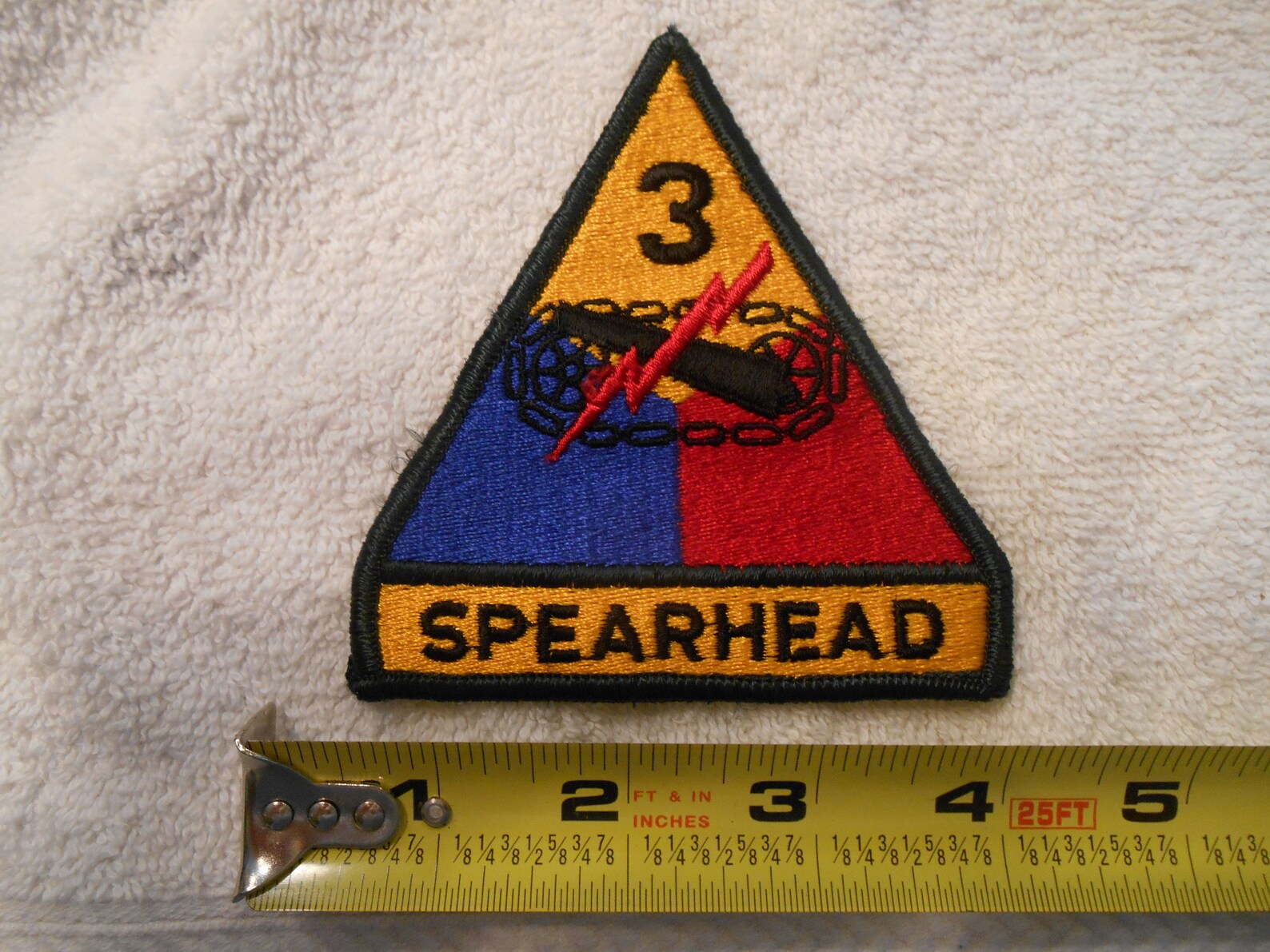USGI 3rd Armored Division Shoulder Patch Spearhead - Etsy