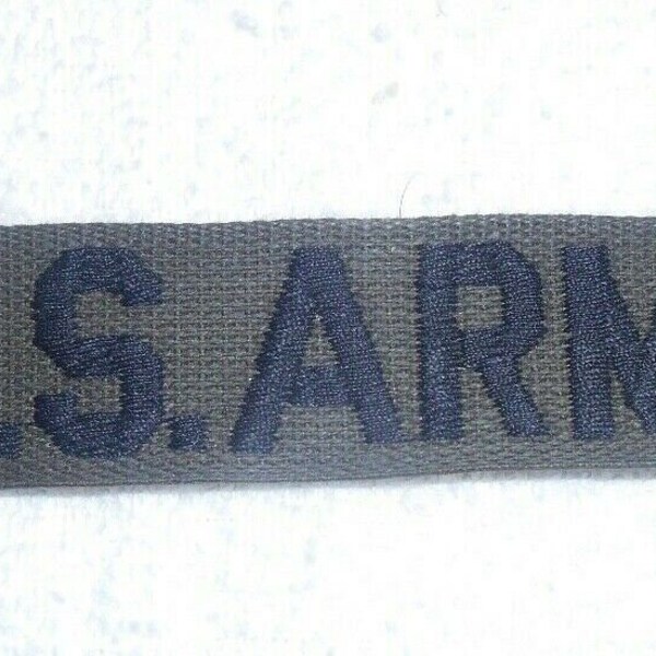 Army Embroidered Name Tag - Etsy