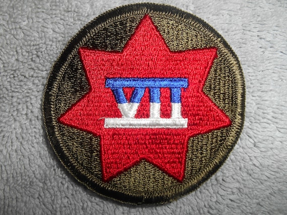 7th Corps VII Corps U.S. Army Shoulder Patch Insignia Desert | Etsy