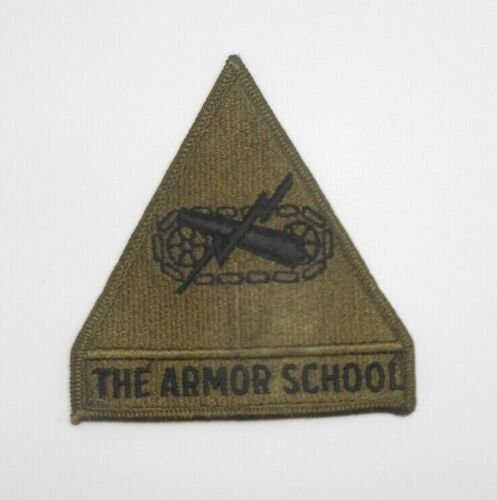 Unissued USGI the Armor School Patch Subdued Merrowed Edge - Etsy