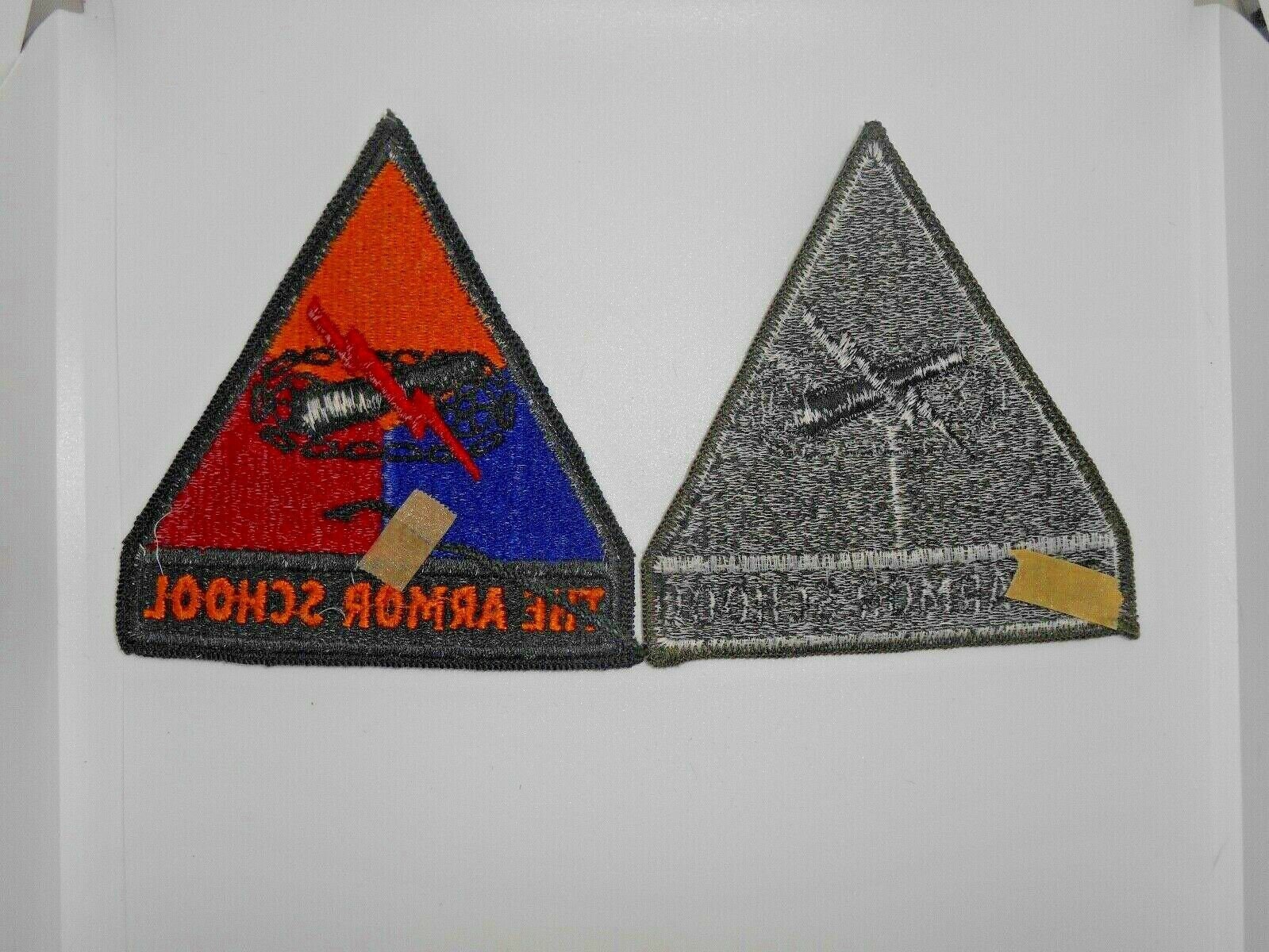Unissued USGI the Armor School Patch Color Subdued Set Merrowed Edge - Etsy
