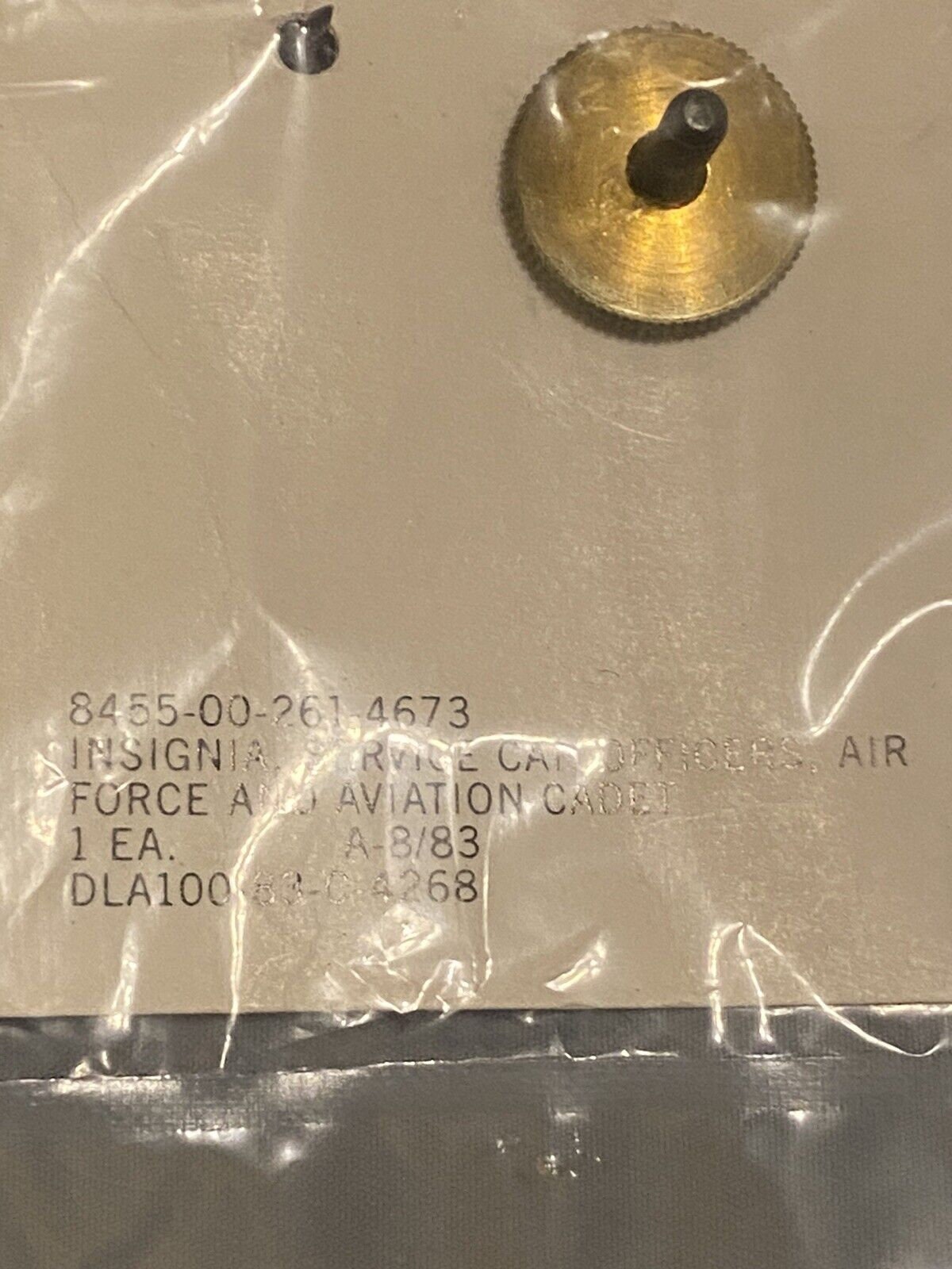 US Air Force USAF Officer Cap Hat Insignia Badge USGI Medal Uniform ...