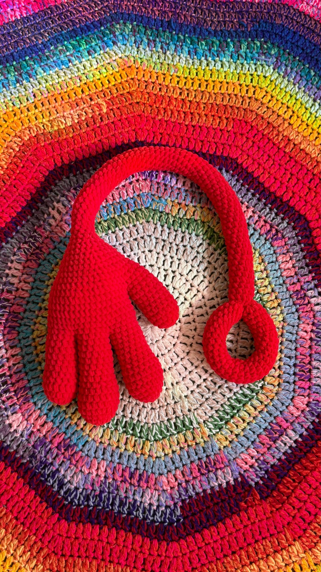 Silly Sticky Hand Plushie - Crochet Nostalgia Toy - Etsy