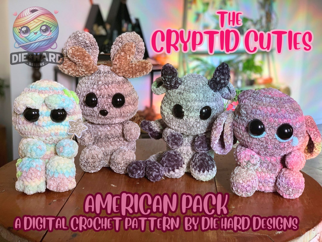 Crochet American Cryptids Pattern: Amigurumi US Mythical Creatures ...