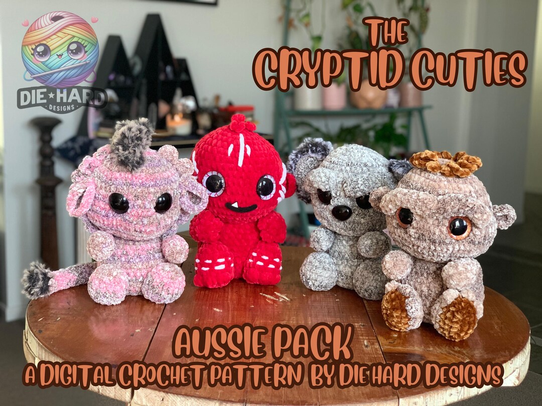 Crochet Aussie Cryptids Pattern - Australian Mythical Creatures ...