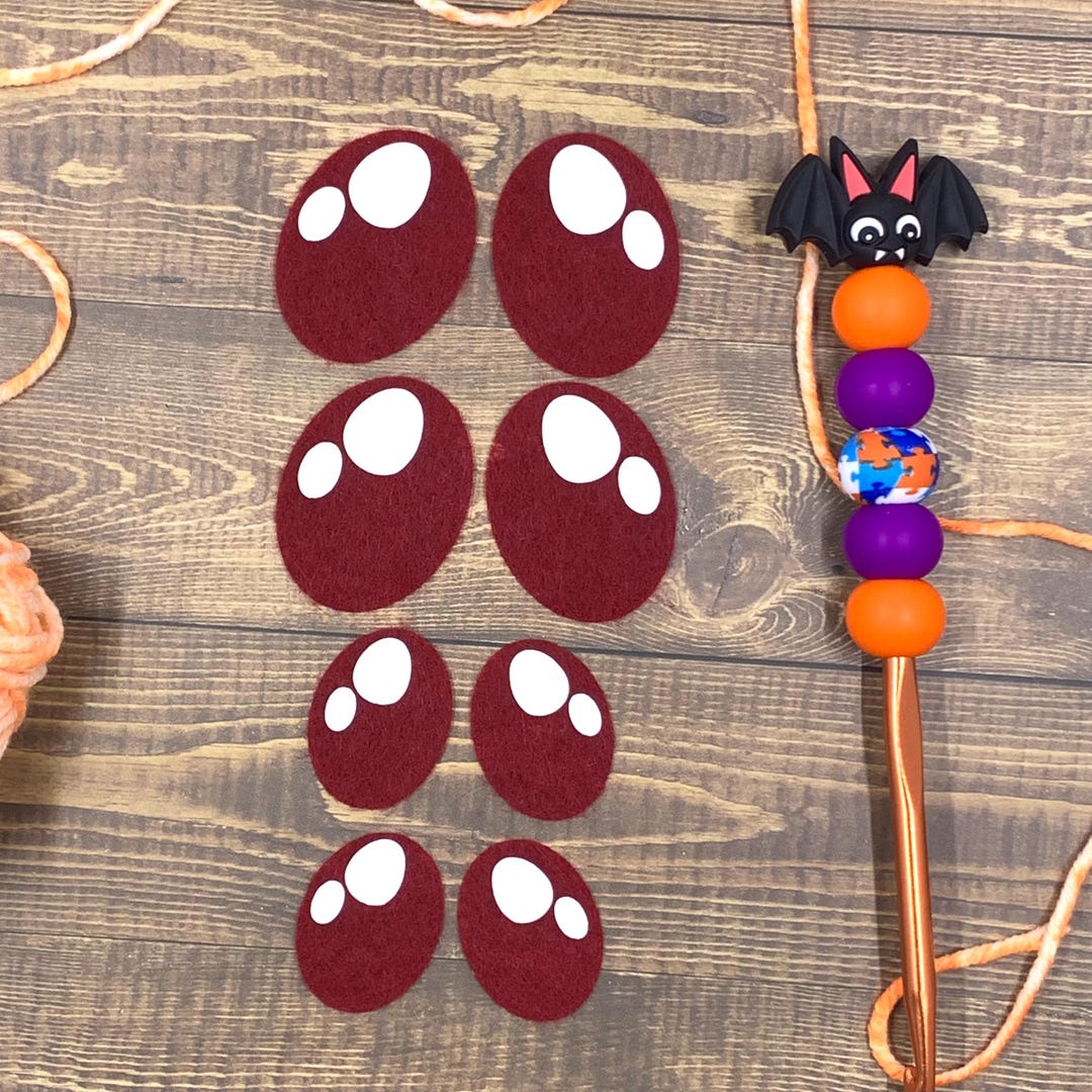 Mothman Felt Eyes Cryptid Eyes Amigurumi Felties - Etsy